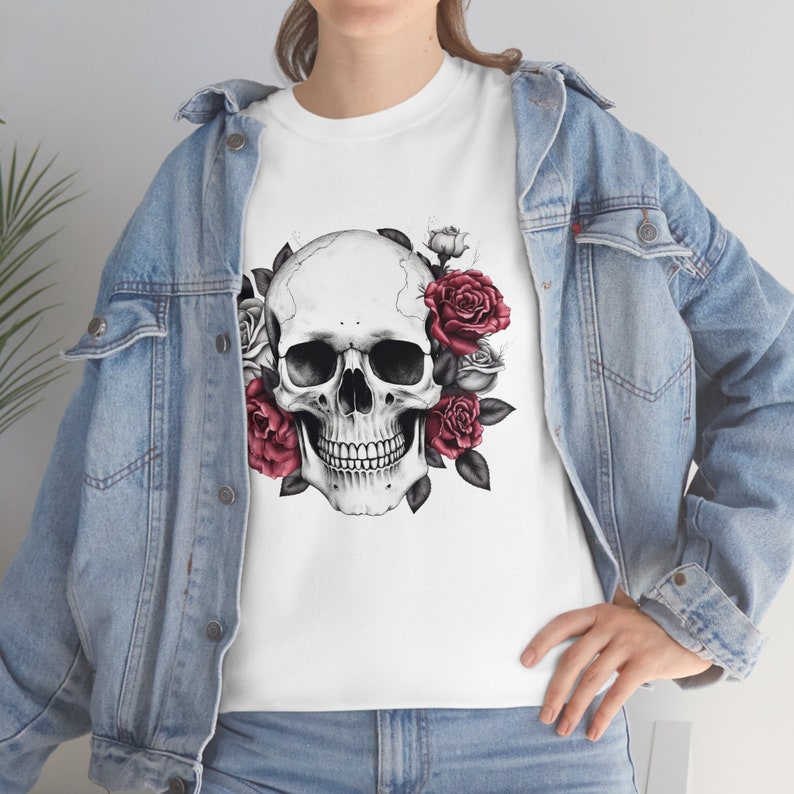Skull and Roses PNG and JPEG Digital Download for Sublimation - Etsy