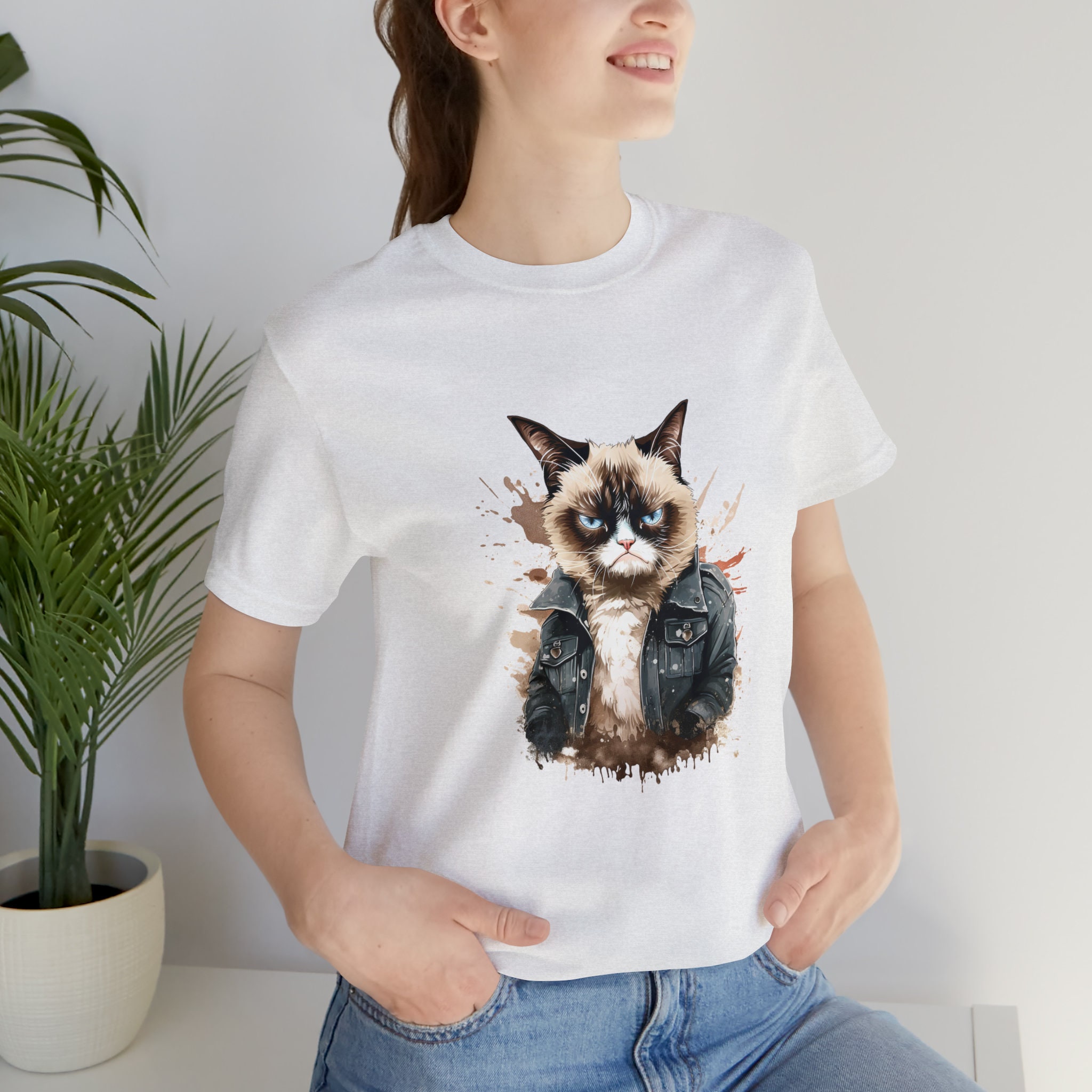 Grumpy Cat T-shirt Design PNG and JPEG Digital Download for Sublimation ...