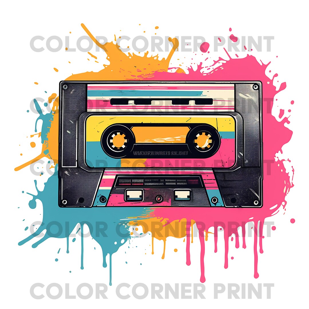 Retro Casette Tape Png, 90s Png, 80s Png, Cassette Png, Retro ...