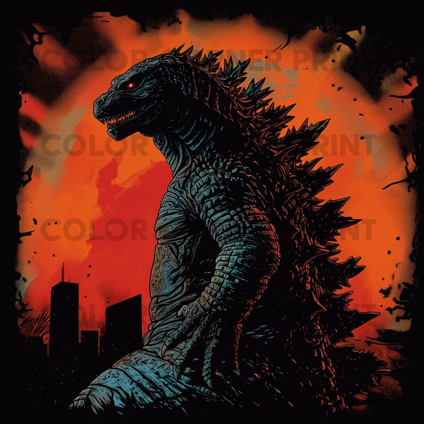 Godzilla - Etsy
