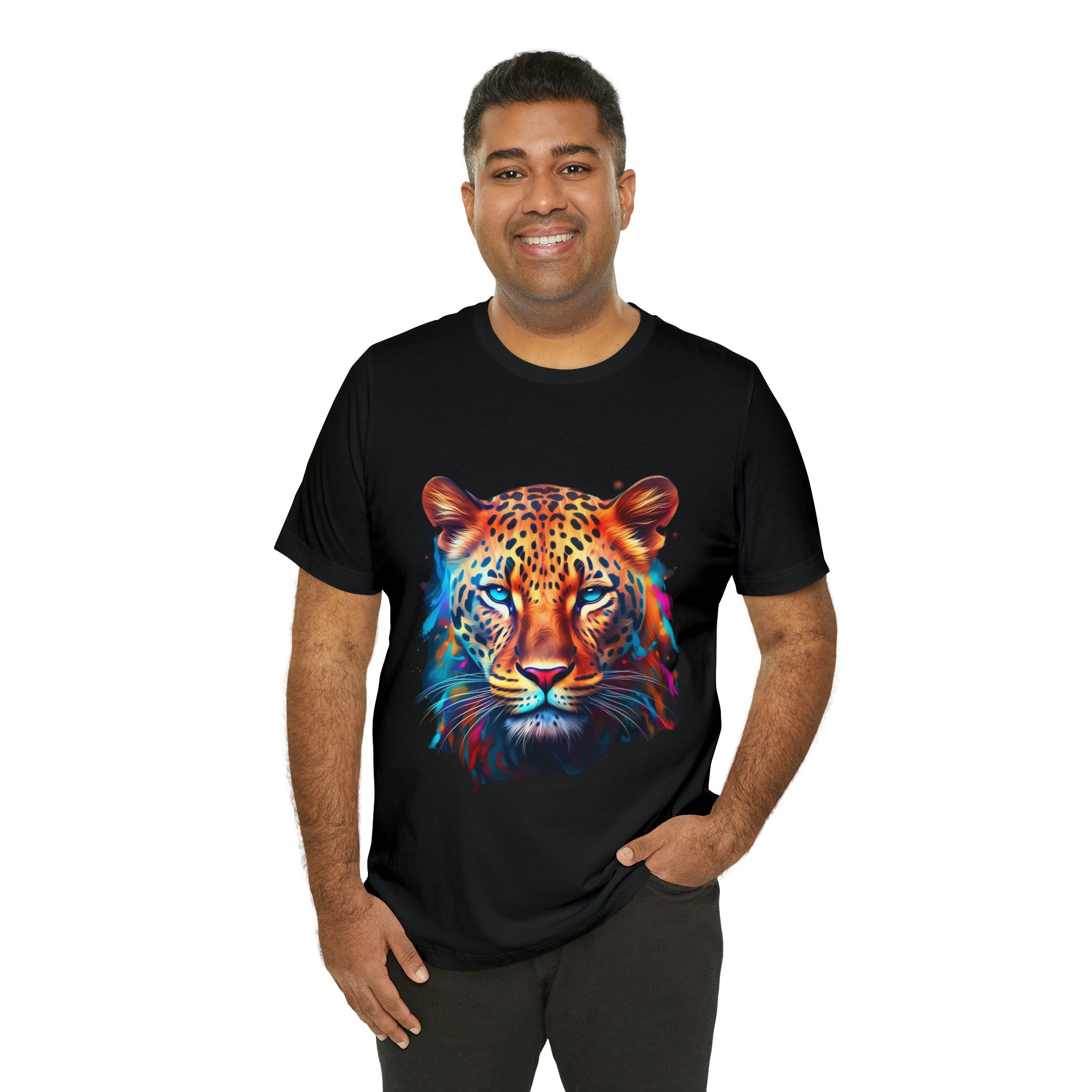 Leopard T-shirt Design PNG and JPEG Digital Download for - Etsy