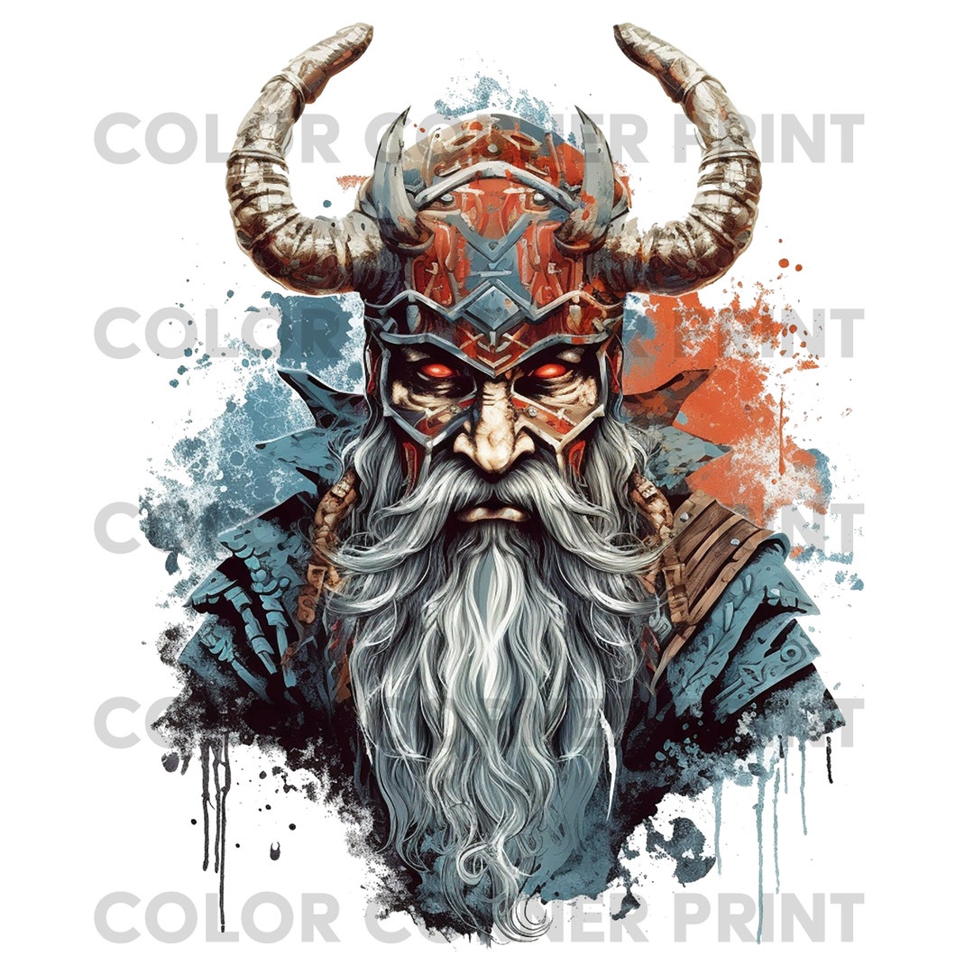 Viking Design PNG and JPEG Digital Download for Sublimation Transparent ...