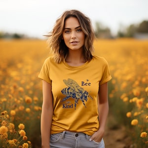 Bee Kind T-shirt Design PNG and JPEG Digital Download for Sublimation ...