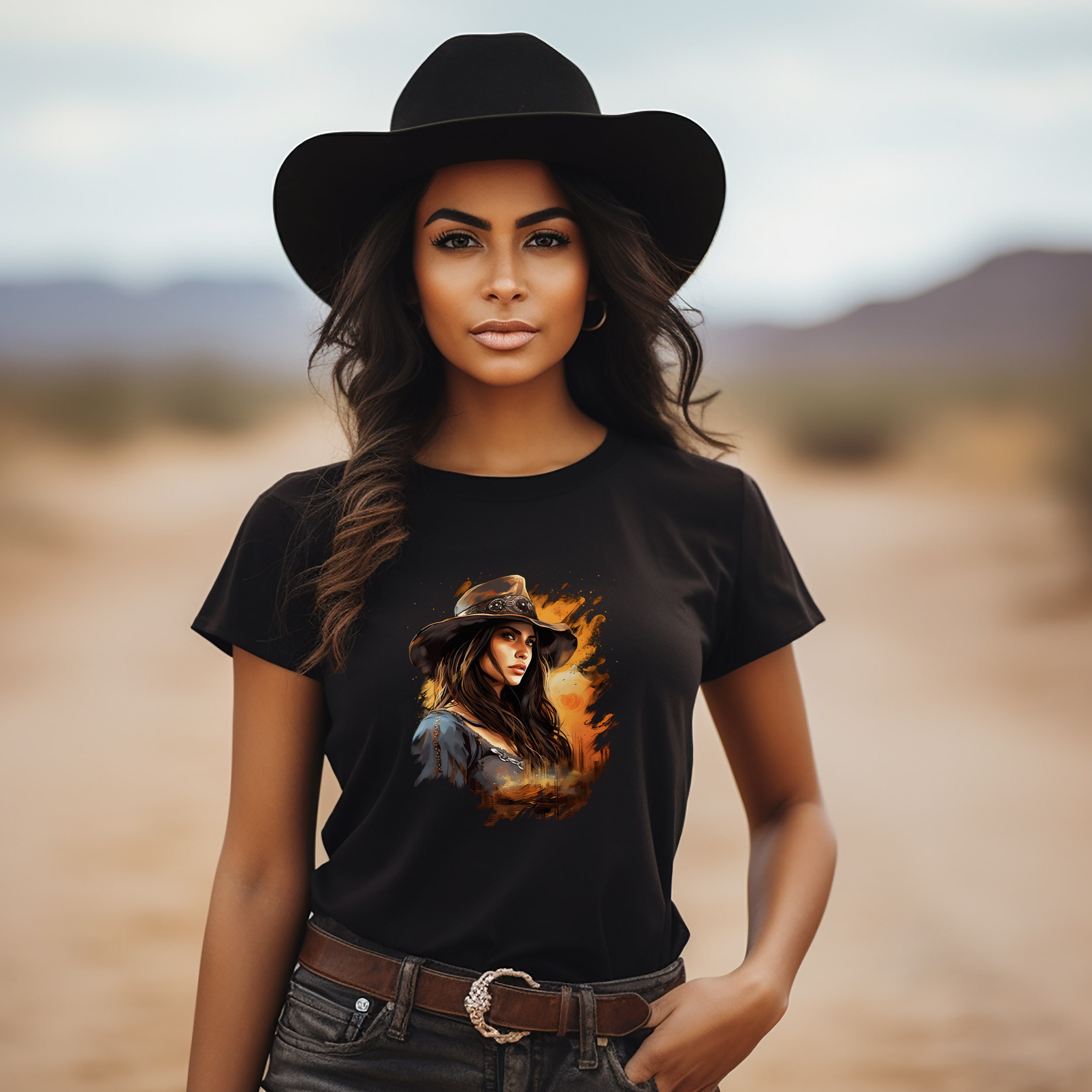 Cowboy Cowgirl Western T-shirt Design PNG and JPEG Digital - Etsy