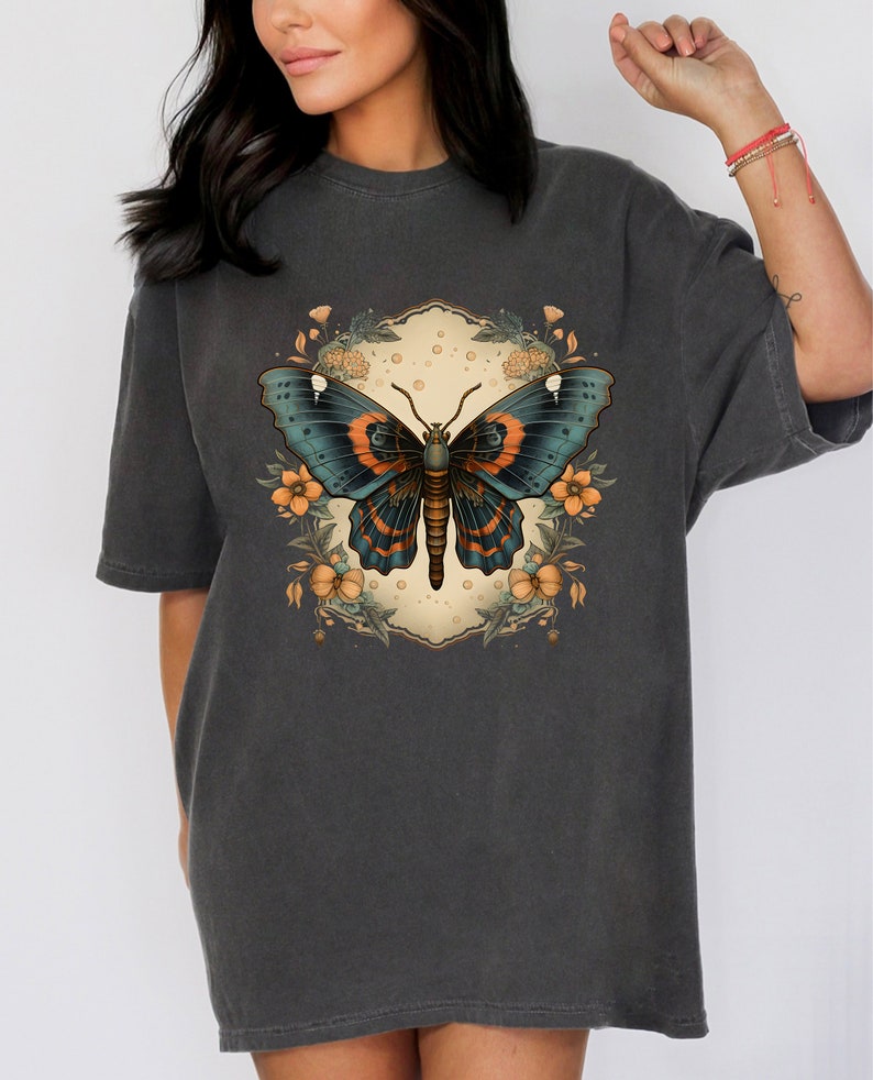 Moth T-shirt Design PNG and JPEG Digital Download for Sublimation - 300 ...