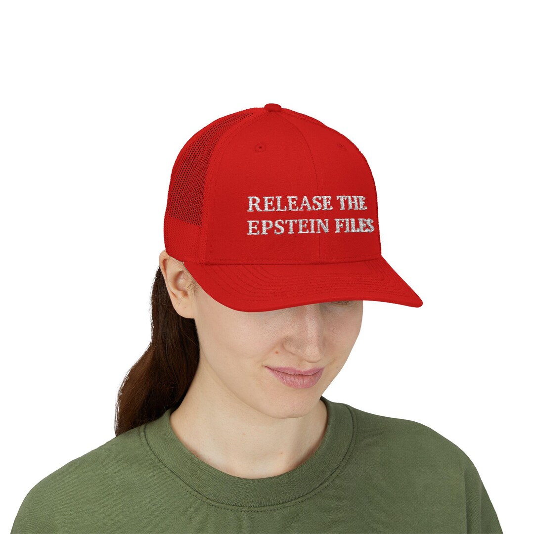 Release the Epstein Files Snapback Trucker Cap - Etsy