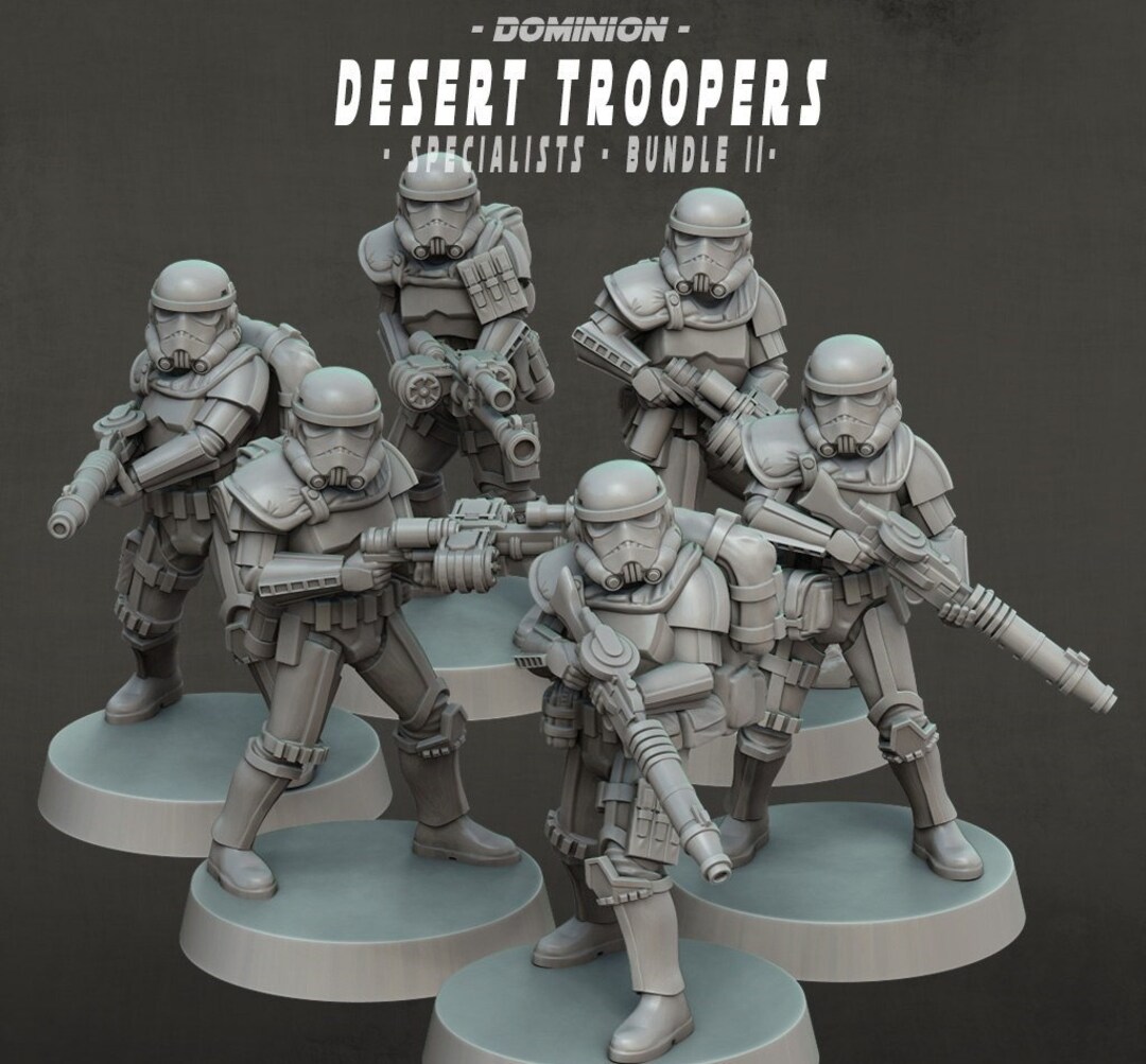 Desert Specialist Soldiers Group 2 Star Wars Legion - Etsy