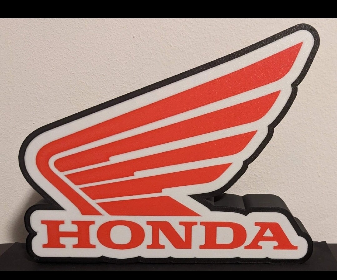 Honda Motorcycle Logo Led Lamp - Etsy UK