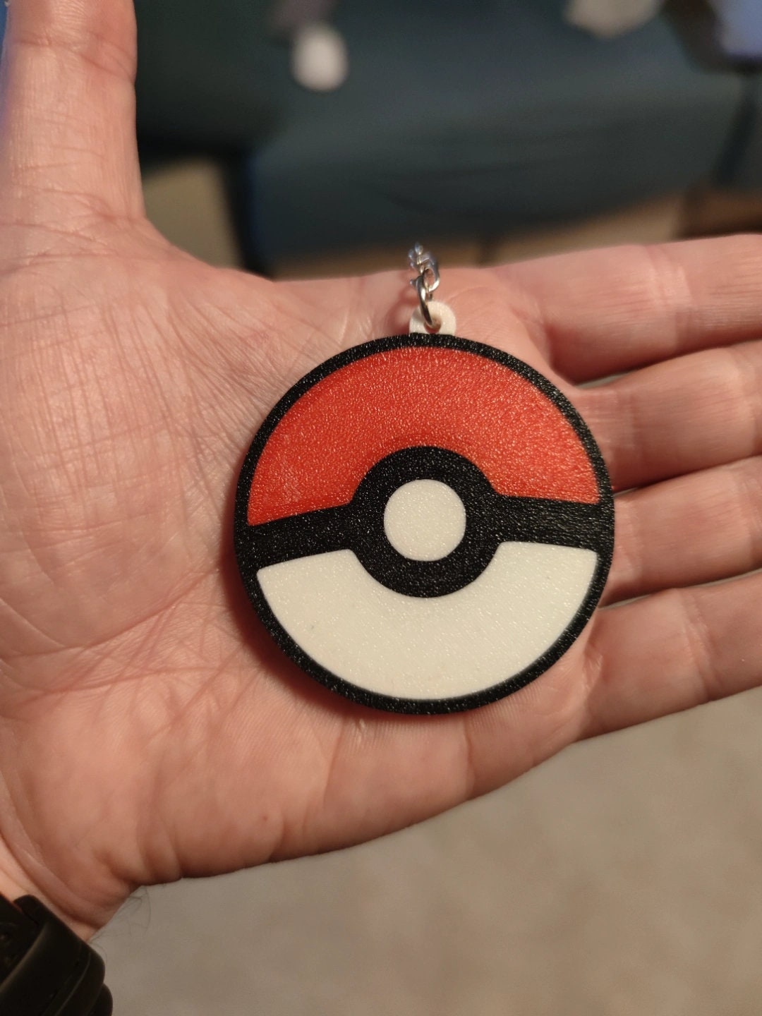 3d Printed Pokeball Keychain - Etsy