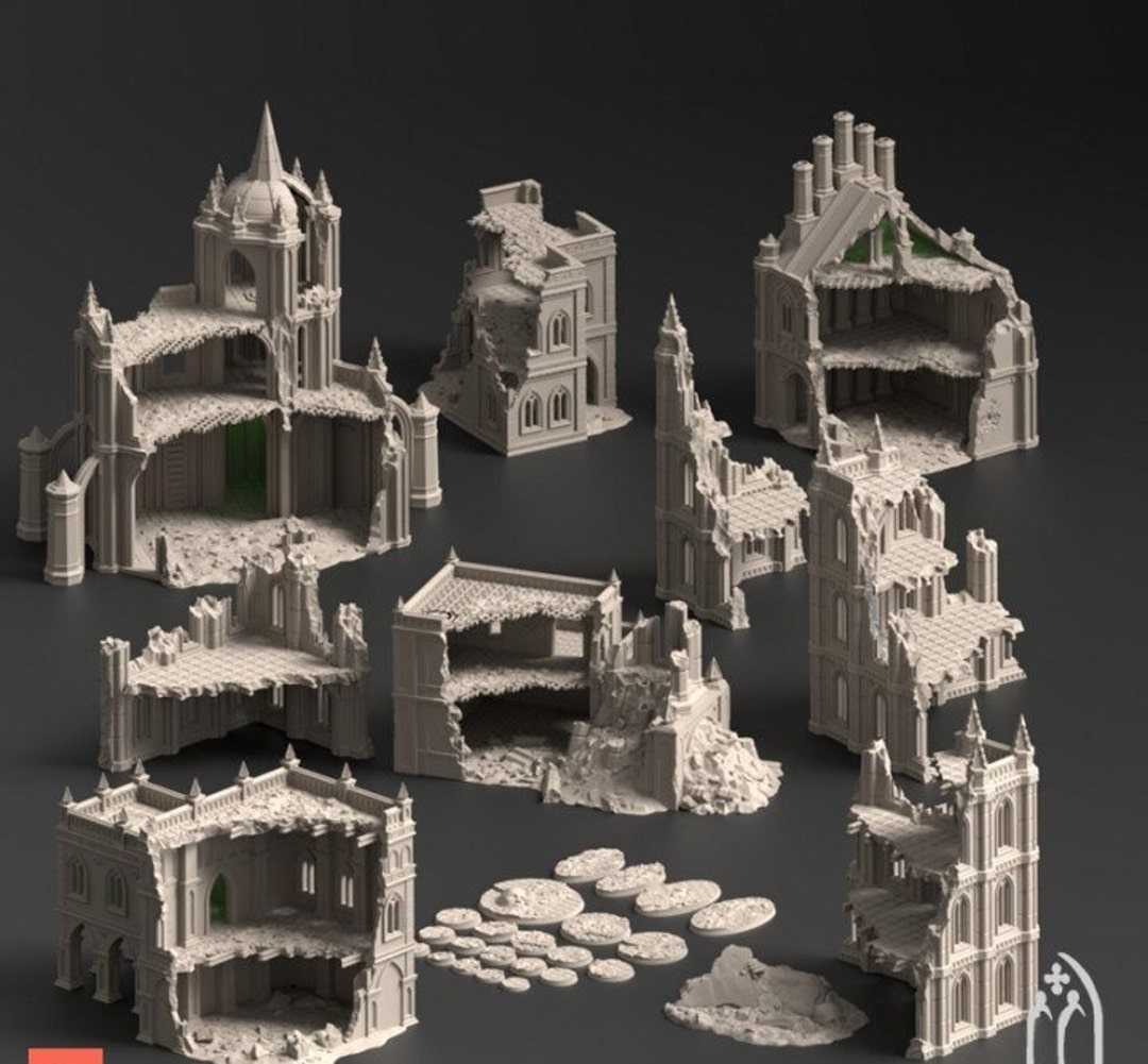 Ruins Role-playing Game 65 Pieces - Etsy