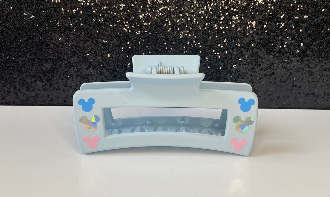 Cinderella Themed Claw Clip, Disney Claw Clip, Mickey Shape Vynil ...