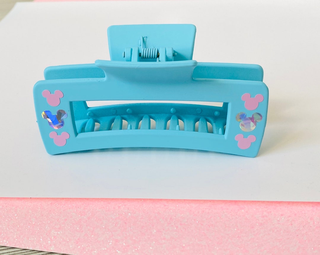 Main Street Cotton Candy Claw Clip, Disney Claw Clip, Mickey Shape ...