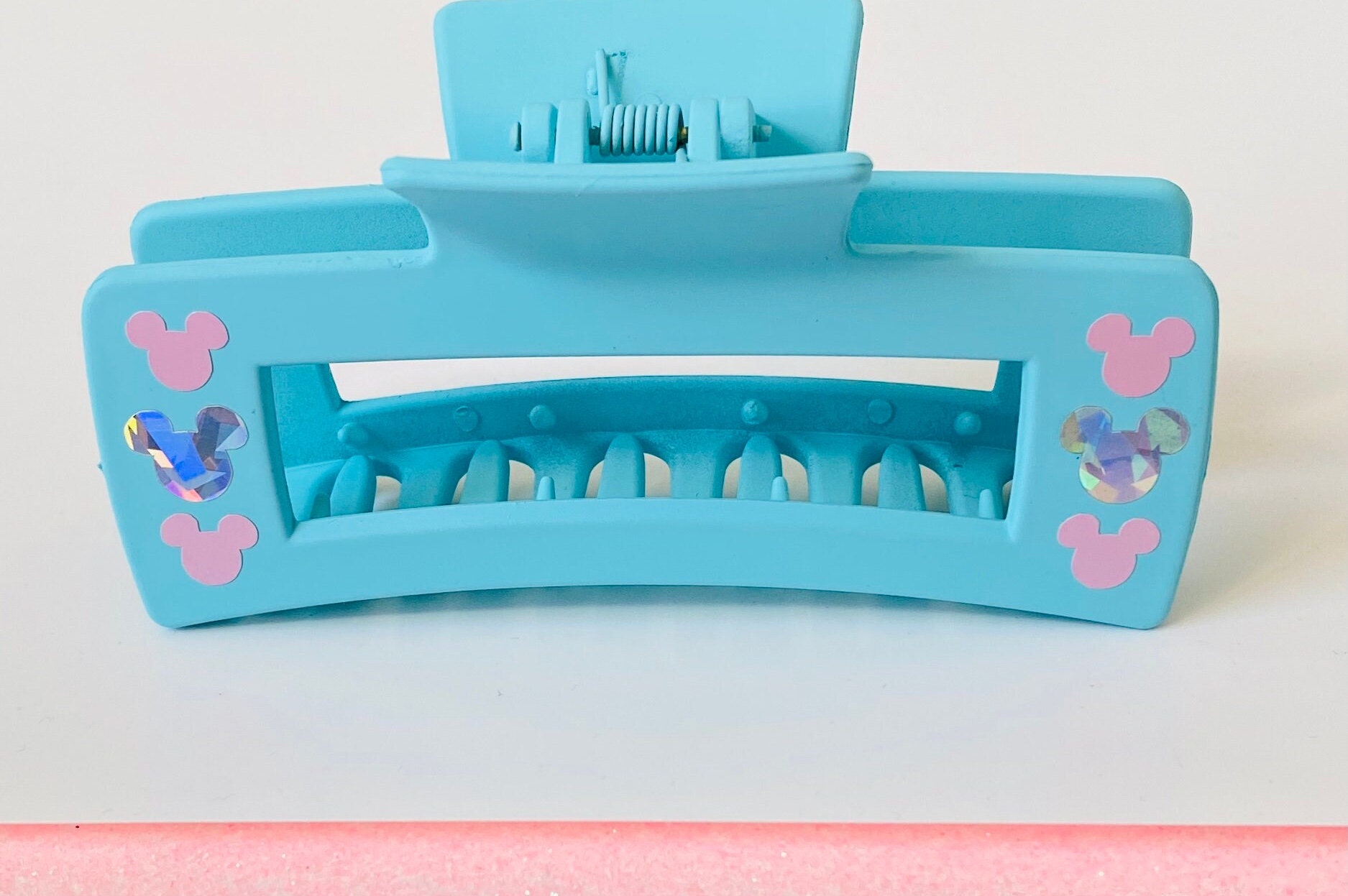 Main Street Cotton Candy Claw Clip Disney Claw Clip Mickey - Etsy