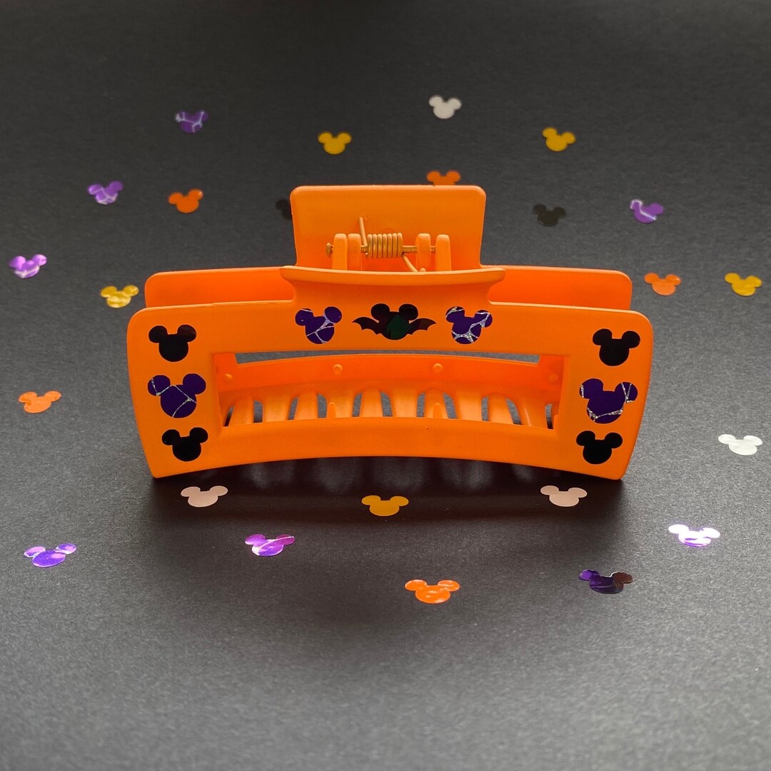 Halloween Bat Mickey Themed Claw Clip Disney Claw Clip - Etsy