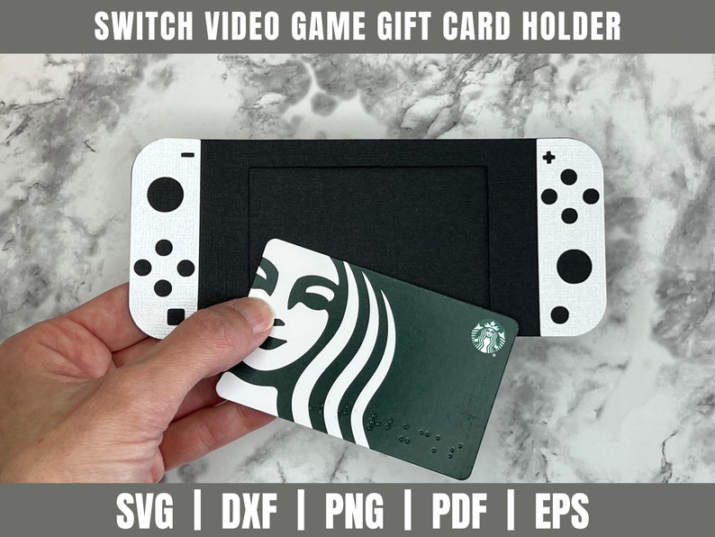 Video Game Gift Card Holder SVG Switch Gift Card SVG Gift - Etsy