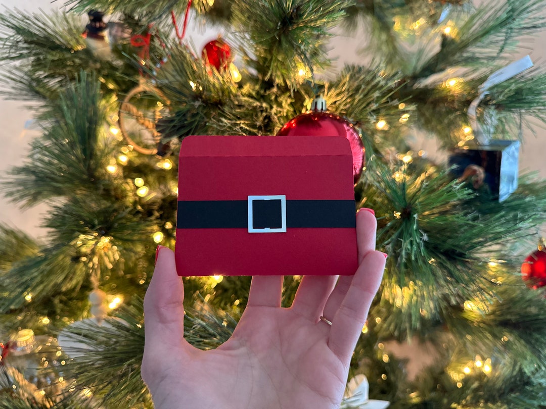 Christmas Santa Gift Card Holder SVG| Gifts SVG | Gift Card Cut File ...