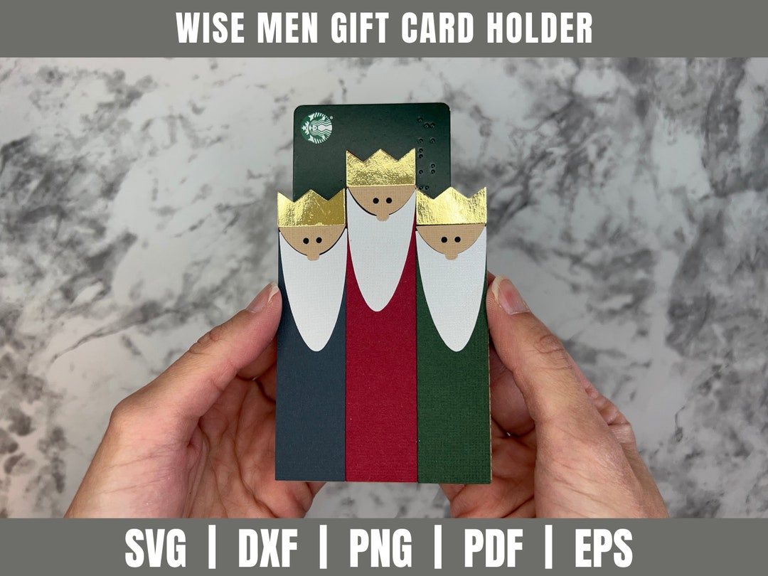 Three Wise Men Gift Card Holder SVG | Christmas SVG | Gift Card Cut ...