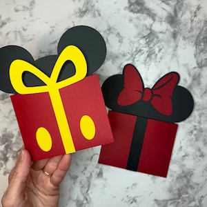Mouse Bundle Present Gift Card Holder SVG| Gifts SVG | Gift Card Cut ...