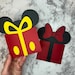 Mouse Bundle Present Gift Card Holder SVG| Gifts SVG | Gift Card Cut ...