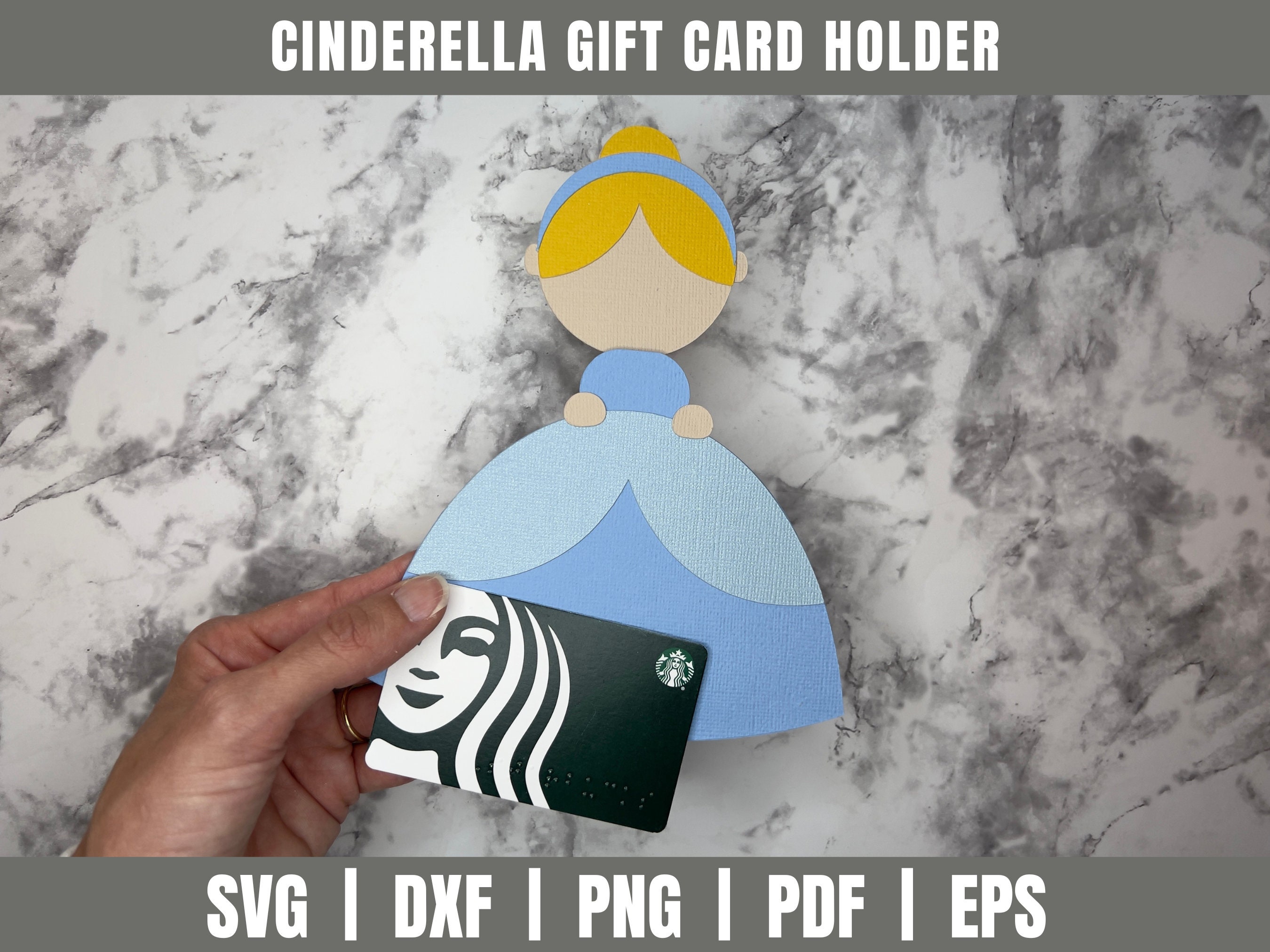 Princess Gift Card Holder Template SVG | Princess Template| Princess ...