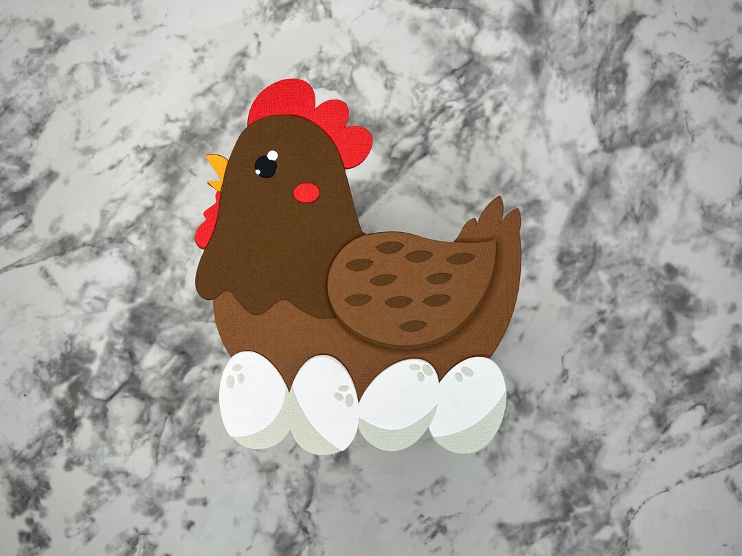 Chicken Gift Card Holder SVG DXF | Chicken Coop SVG | Chicken Template ...