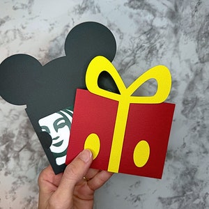 Mouse Present Gift Card Holder SVG| Gifts SVG | Gift Card Cut File ...