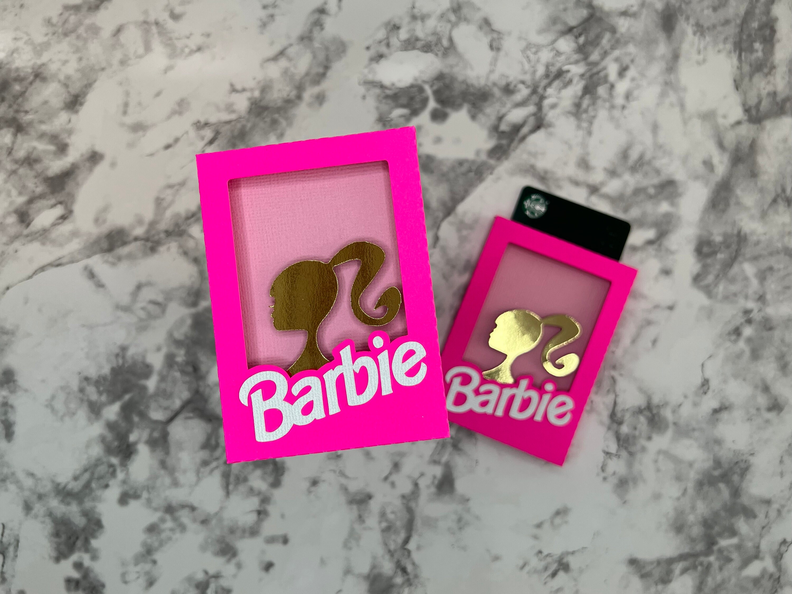 Malibu Doll Gift Card Holder SVG pink Gift Card Holder SVG - Etsy