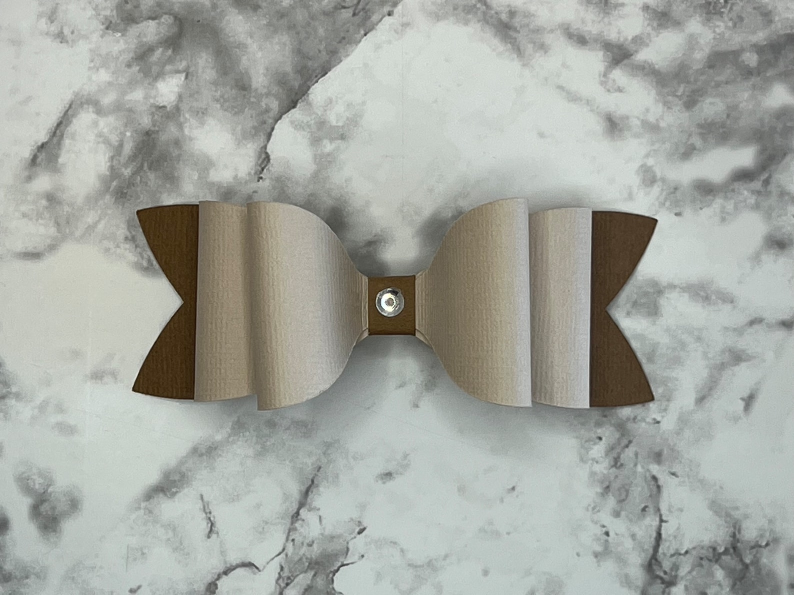 Paper Double Bow SVG | Paper Bow Cut File | 3D Paper Bow Template ...