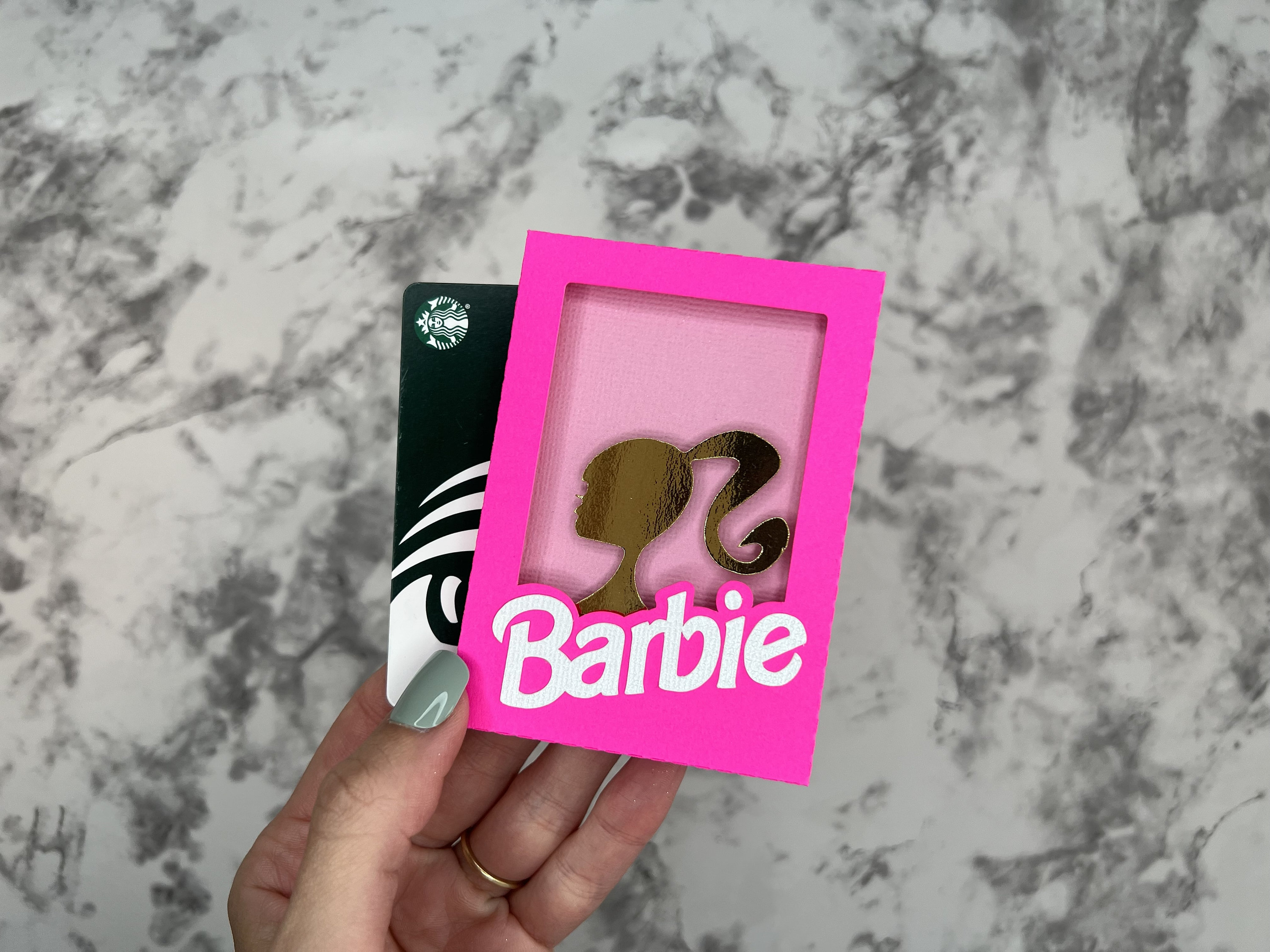 Malibu Doll Gift Card Holder SVG pink Gift Card Holder SVG - Etsy