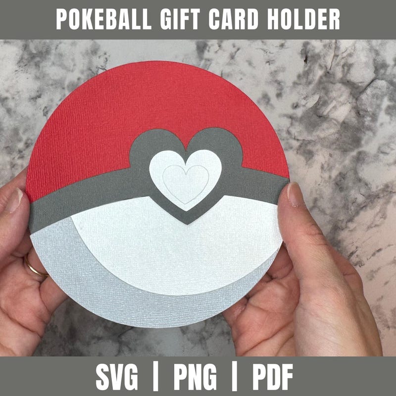 Pokeball Heart - Etsy