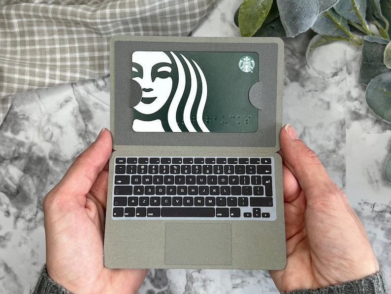 Computer Gift Card Holder SVG| Teacher Appreciation| Gift Card Cut File ...