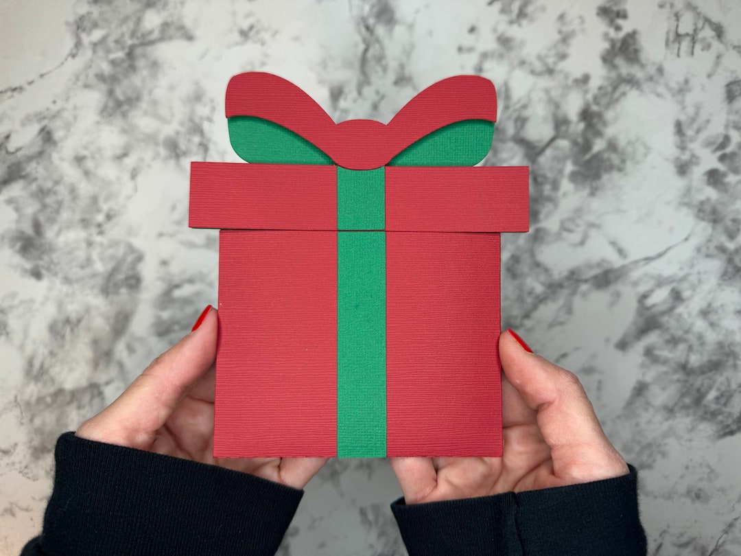 Christmas Present Gift Card Holder SVG Gifts SVG Gift Card Cut File ...