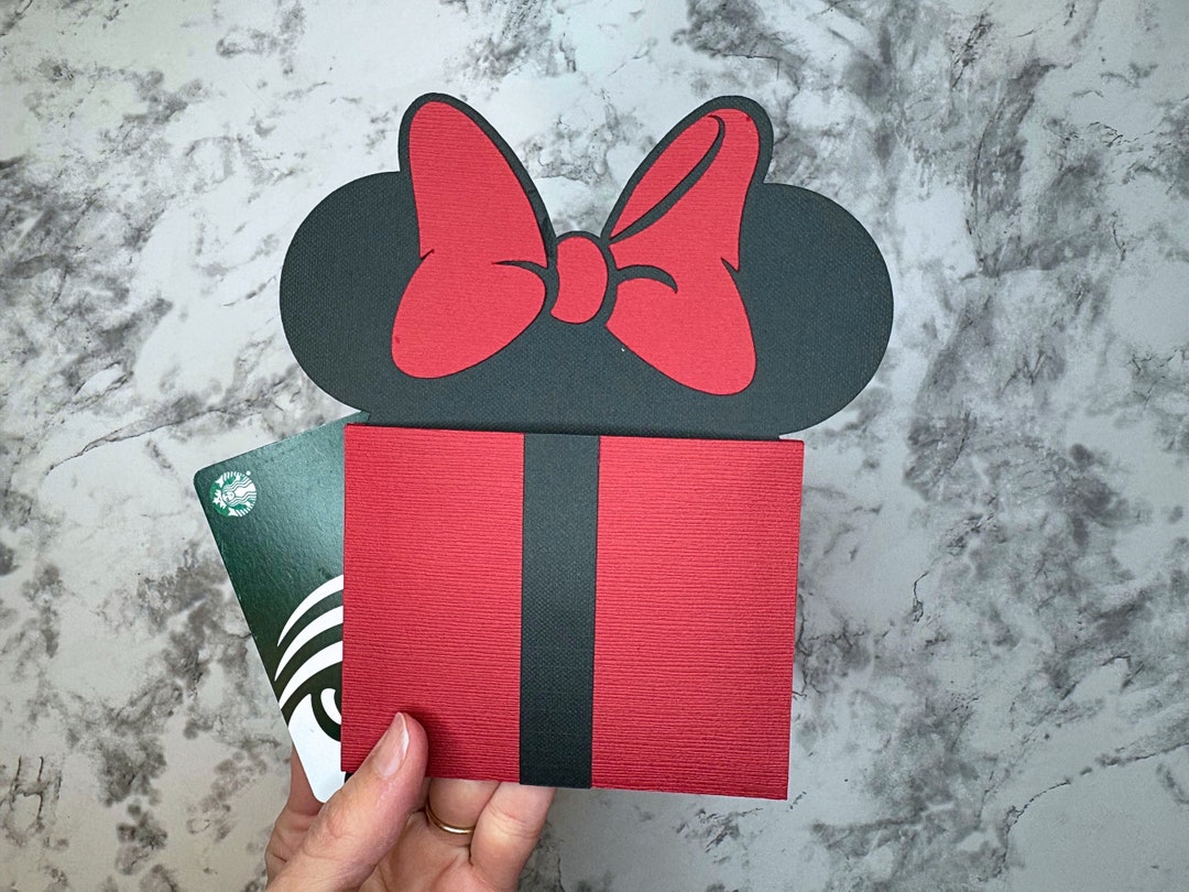 Mouse Present Gift Card Holder SVG| Gifts SVG | Gift Card Cut File ...