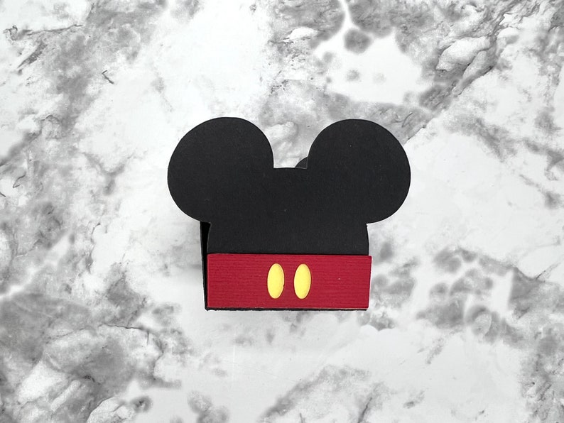 Mouse Truffle Holder Template SVG | Mouse Favor Box Template | Mouse ...