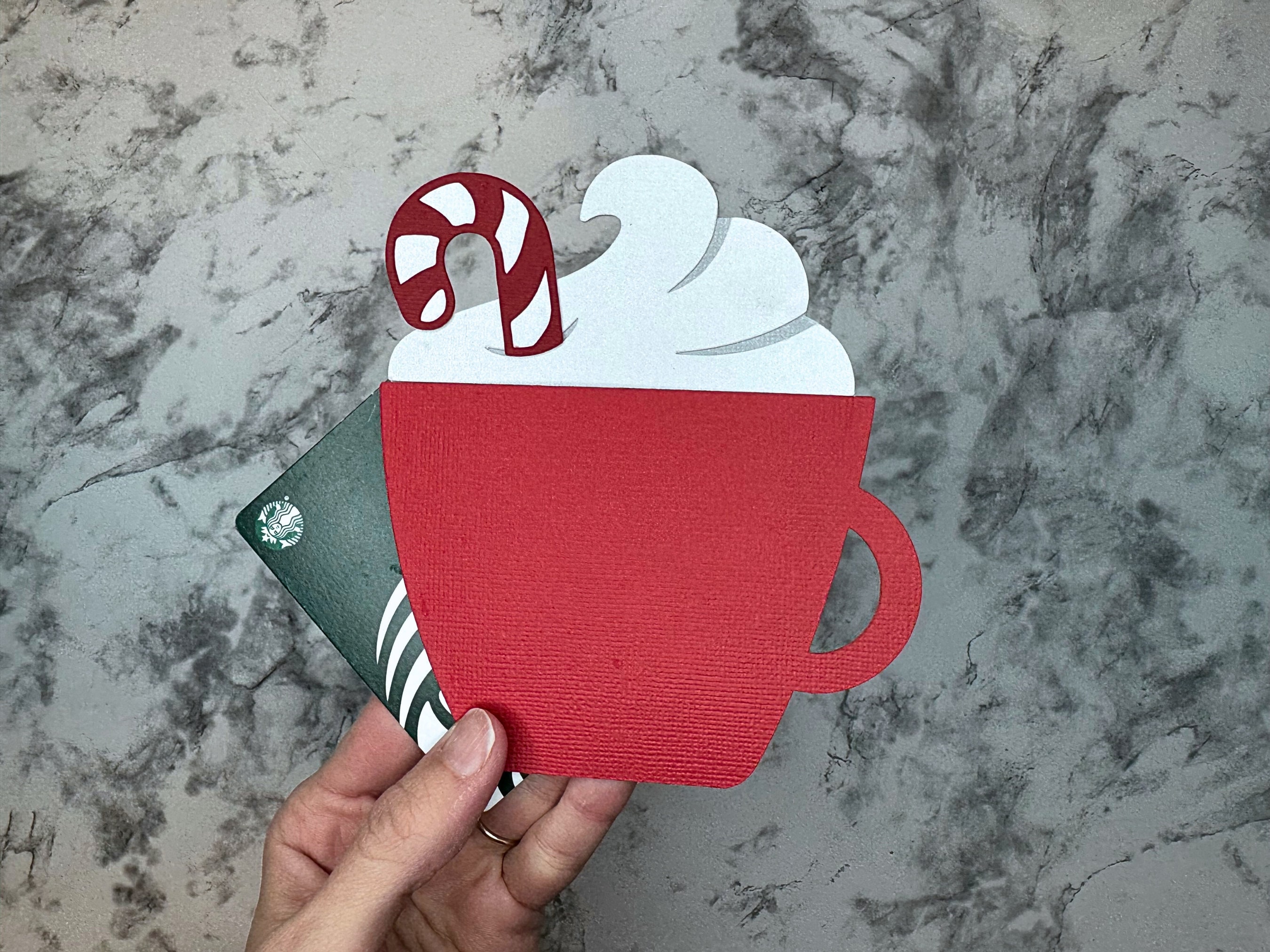 Hot Chocolate Gift Card Holder SVG | Christmas SVG | Gift Card Cut File ...