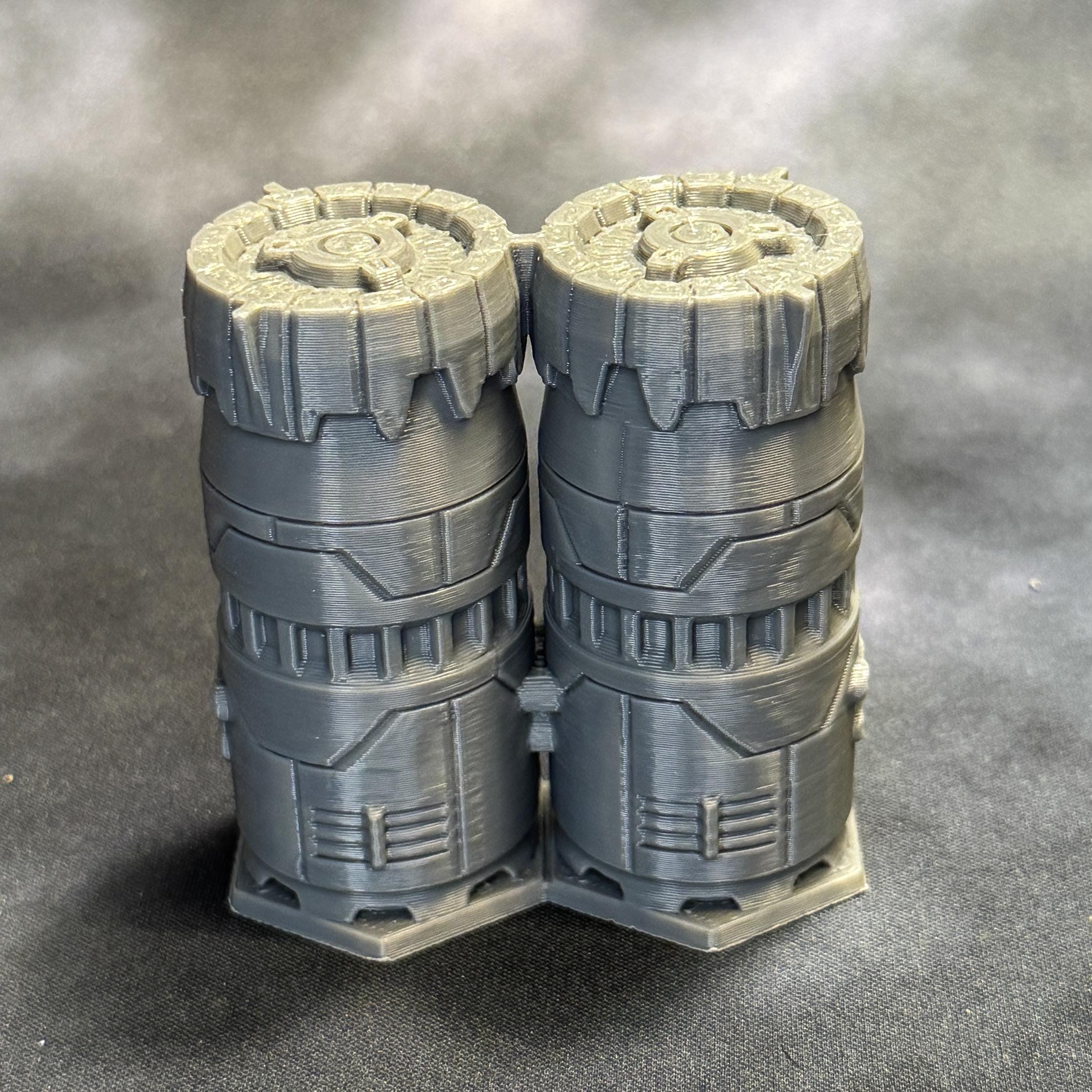 3D Printed Battletech City Terrain Set + Free Bonus Mech - Etsy
