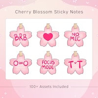 Sakura Cherry Blossom Sticky Note Pads - Etsy