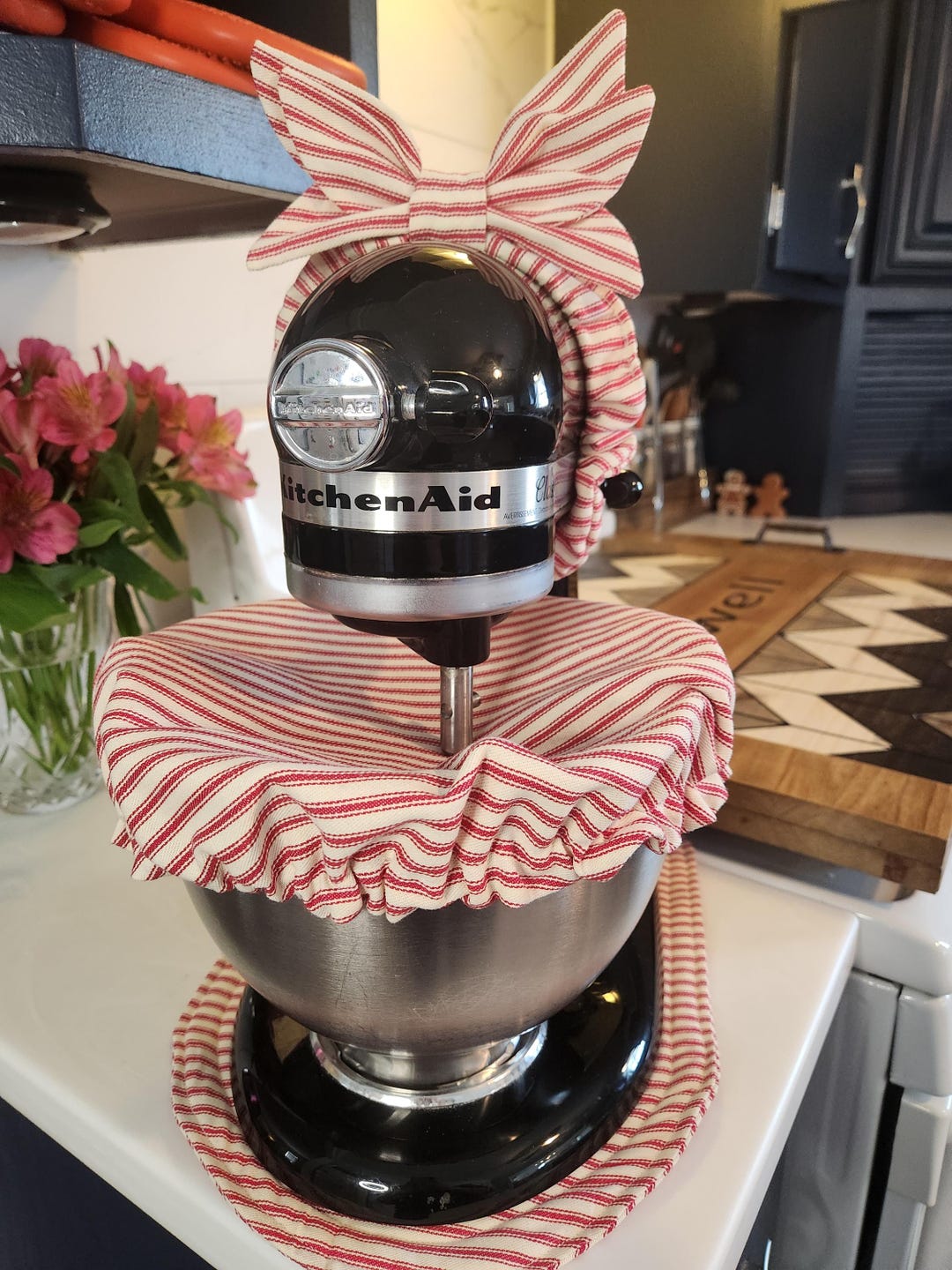 Stand Mixer Outfit, Mixing Bowl Cover With Bow and Appliance Pad ...