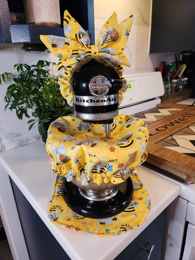 Bee Gnome Stand Mixer Outfit With Bow, Bowl Cover, and Appliance Pad - Etsy