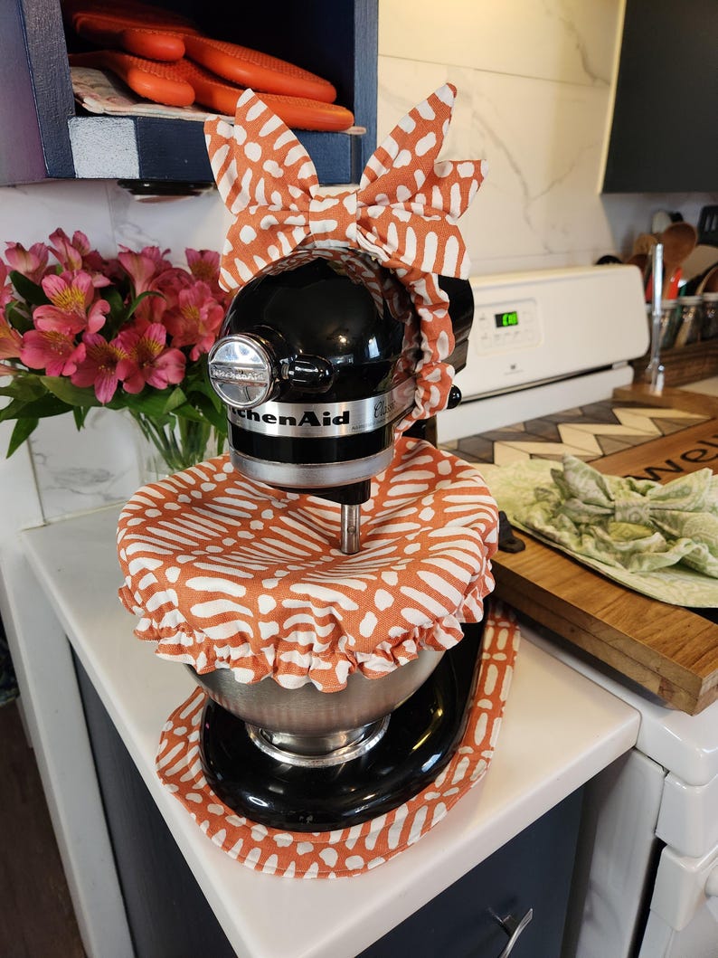 Cute Stand Mixer Outfit Set With Bowl Cover, Appliance Pad, and ...