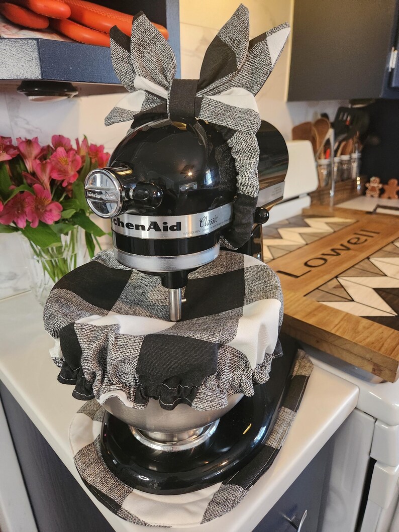 Stand Mixer Outfit, Mixing Bowl Cover With Bow and Appliance Pad ...