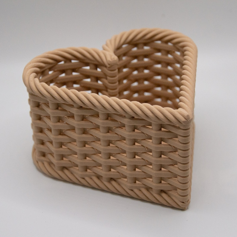 Woven Heart Basket - Etsy