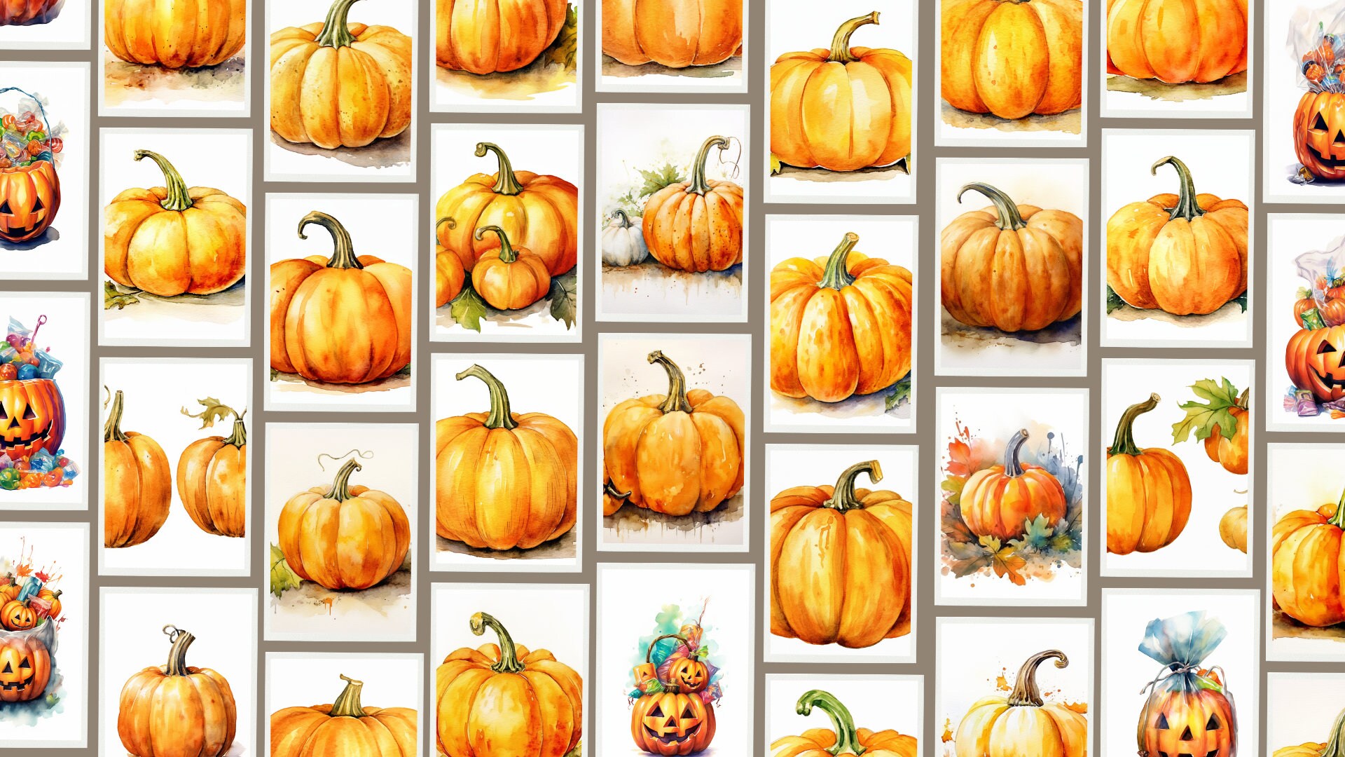 Watercolor Pumpkin Clipart | Halloween Clipart | 350+ Pumpkin Files ...