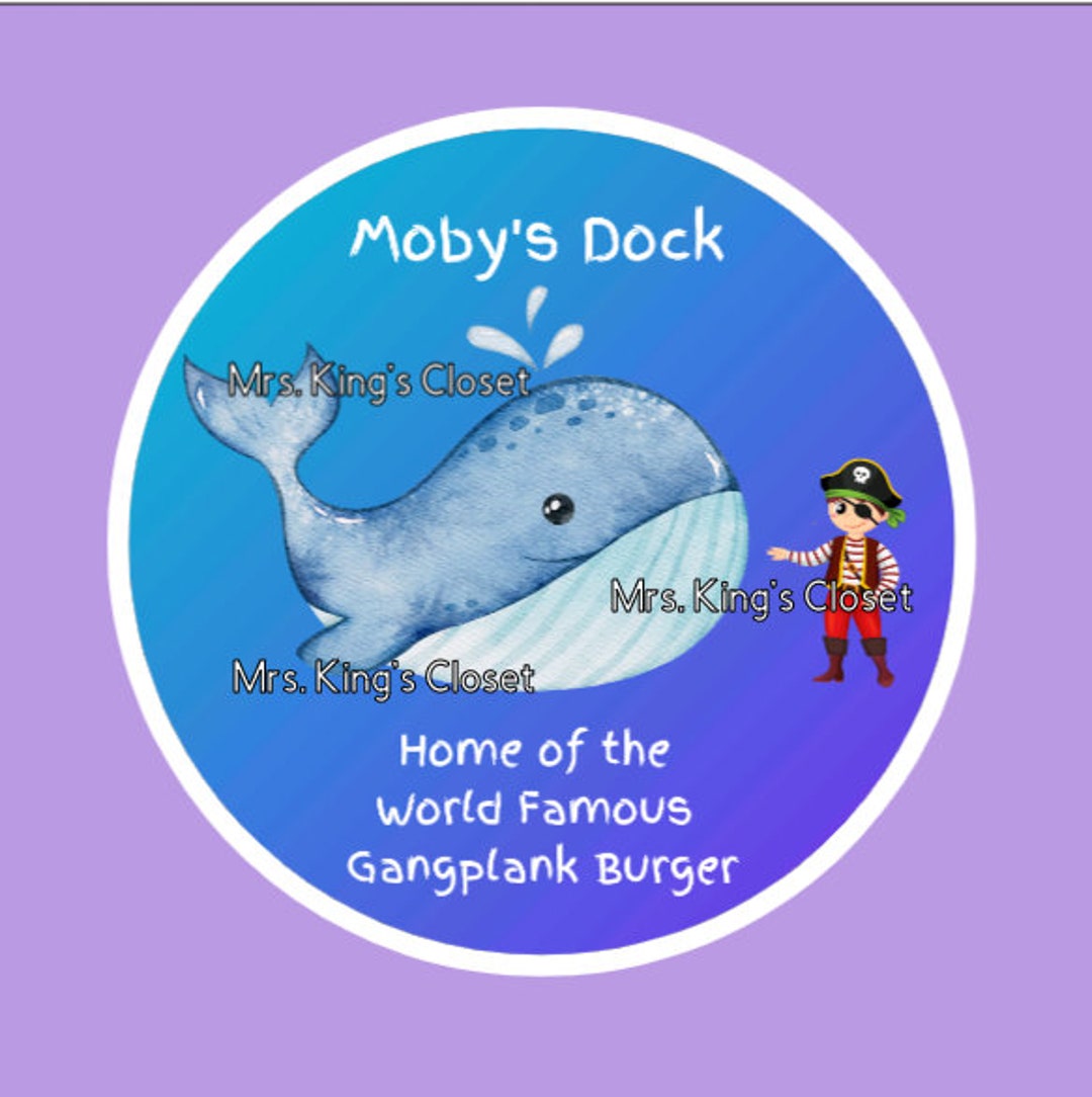 Scarecrow and Mrs. King Moby's Dock Vinyl Sticker - Etsy