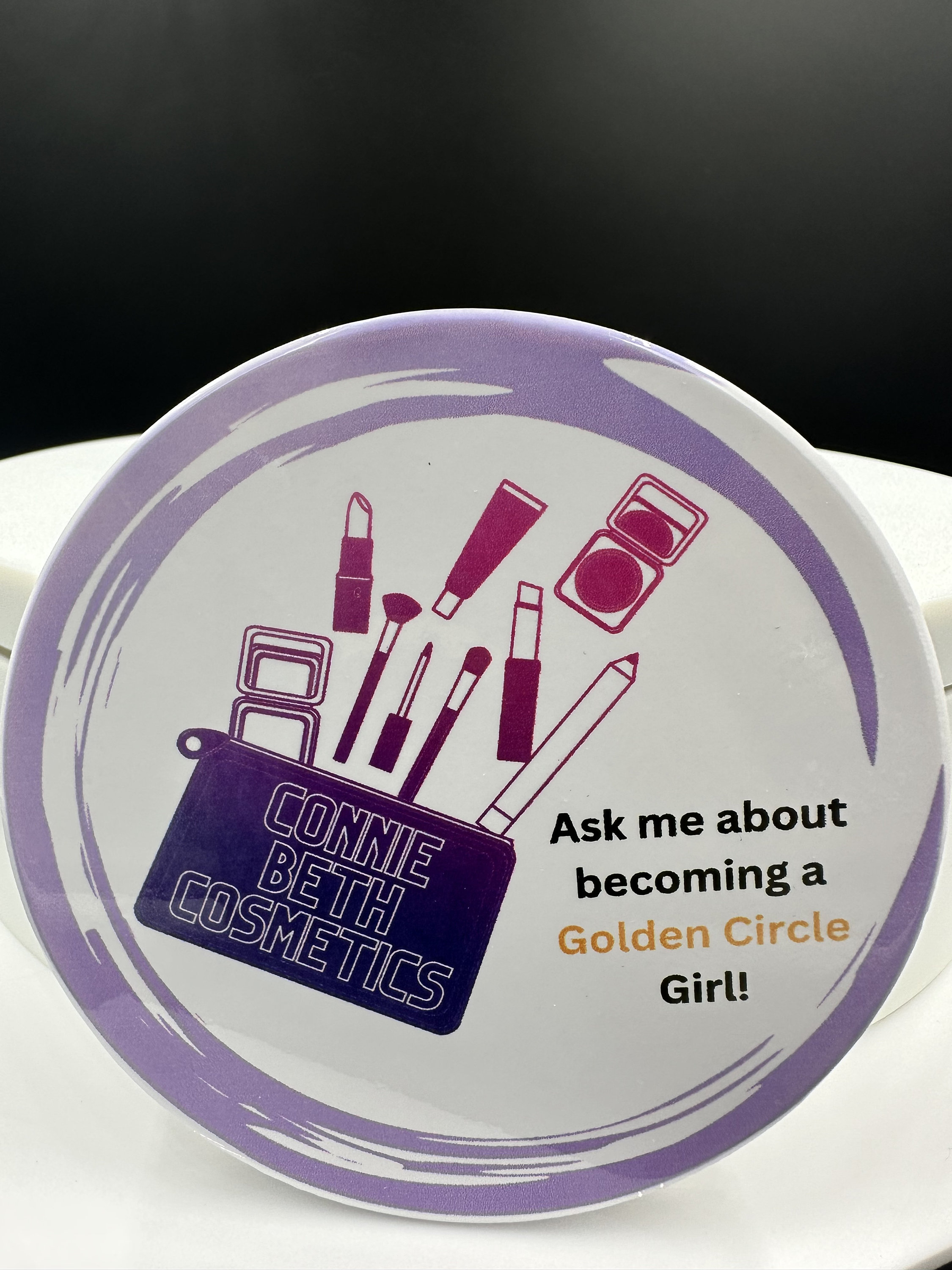 Scarecrow and Mrs. King Connie Beth Cosmetics Ceramic Coaster (approx ...