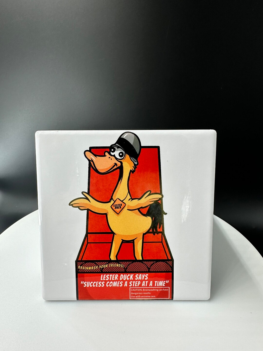 Scarecrow and Mrs. King Lester Duck Coaster (approx. Size 3.75" X 3.75 ...