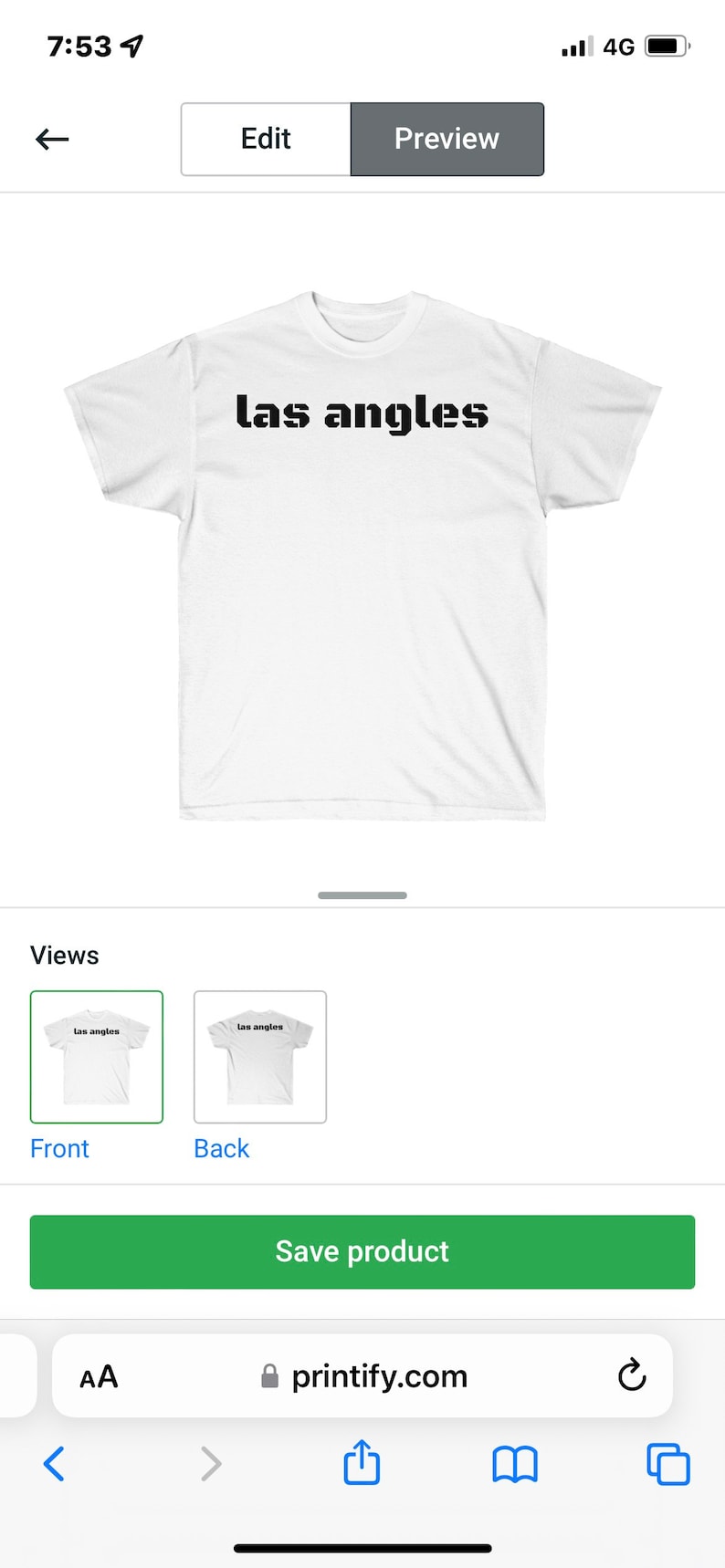 Los Angles T-shirt - Etsy
