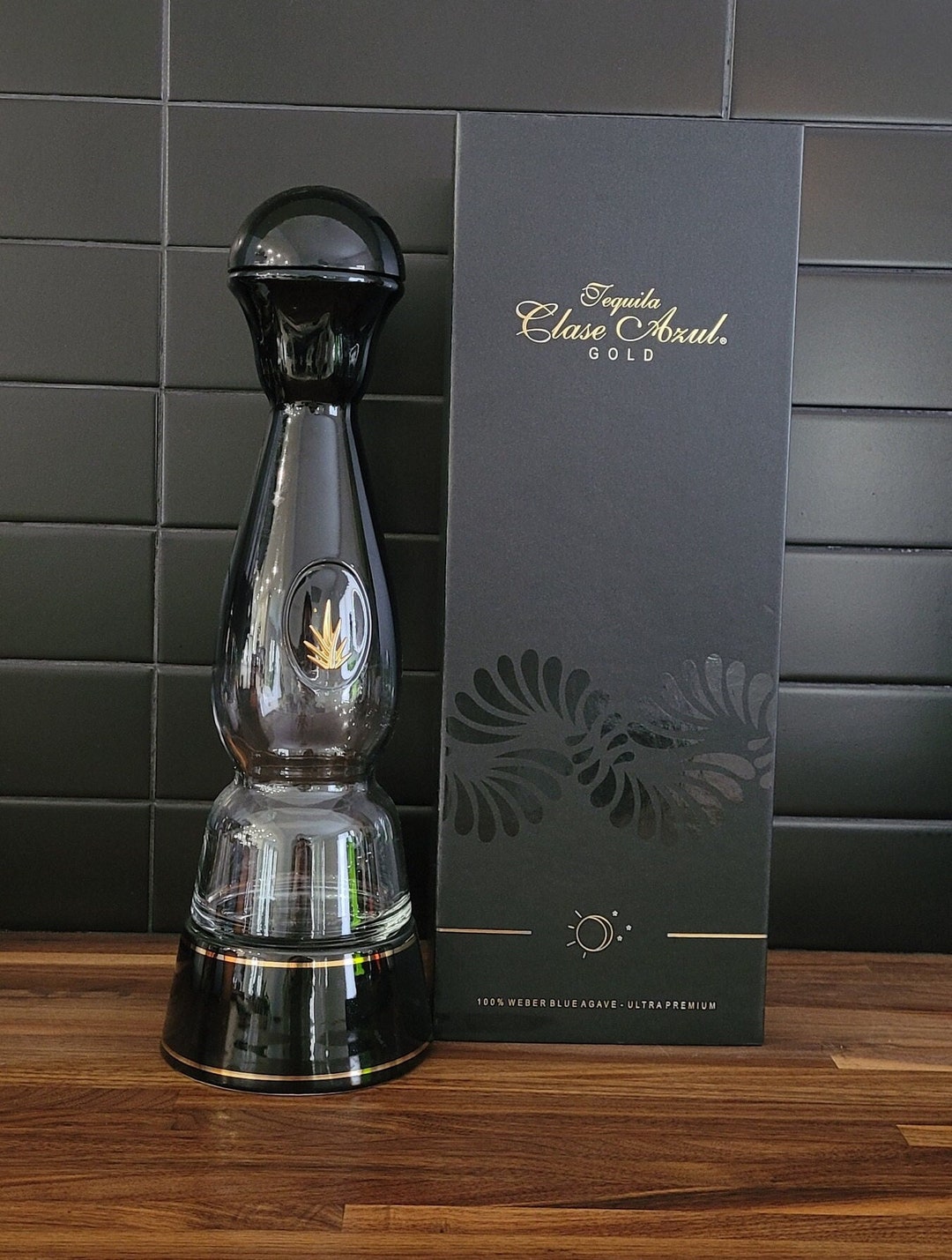 Clase Azul Gold Tequila Empty Bottle With Box - Etsy