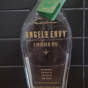Angels Envy Finished Rye Empty Bottle - Etsy