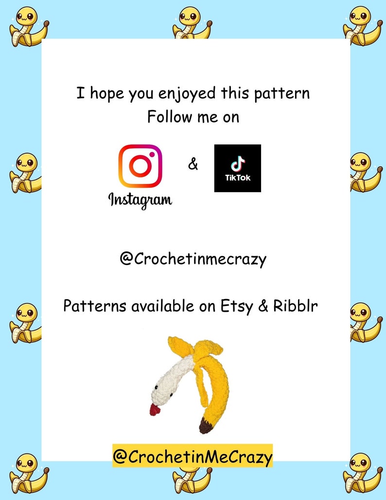 Banana Snake Crochet Pattern Amigurumi - Etsy